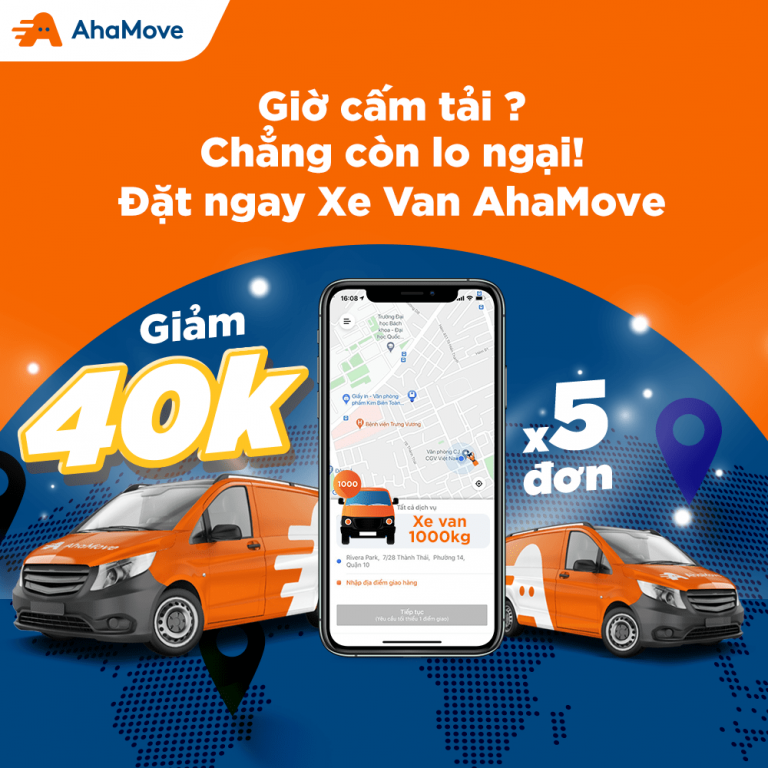 AhaMove ra mắt dịch vụ giao hàng bằng xe van: đáp ứng nhu cầu vận ...